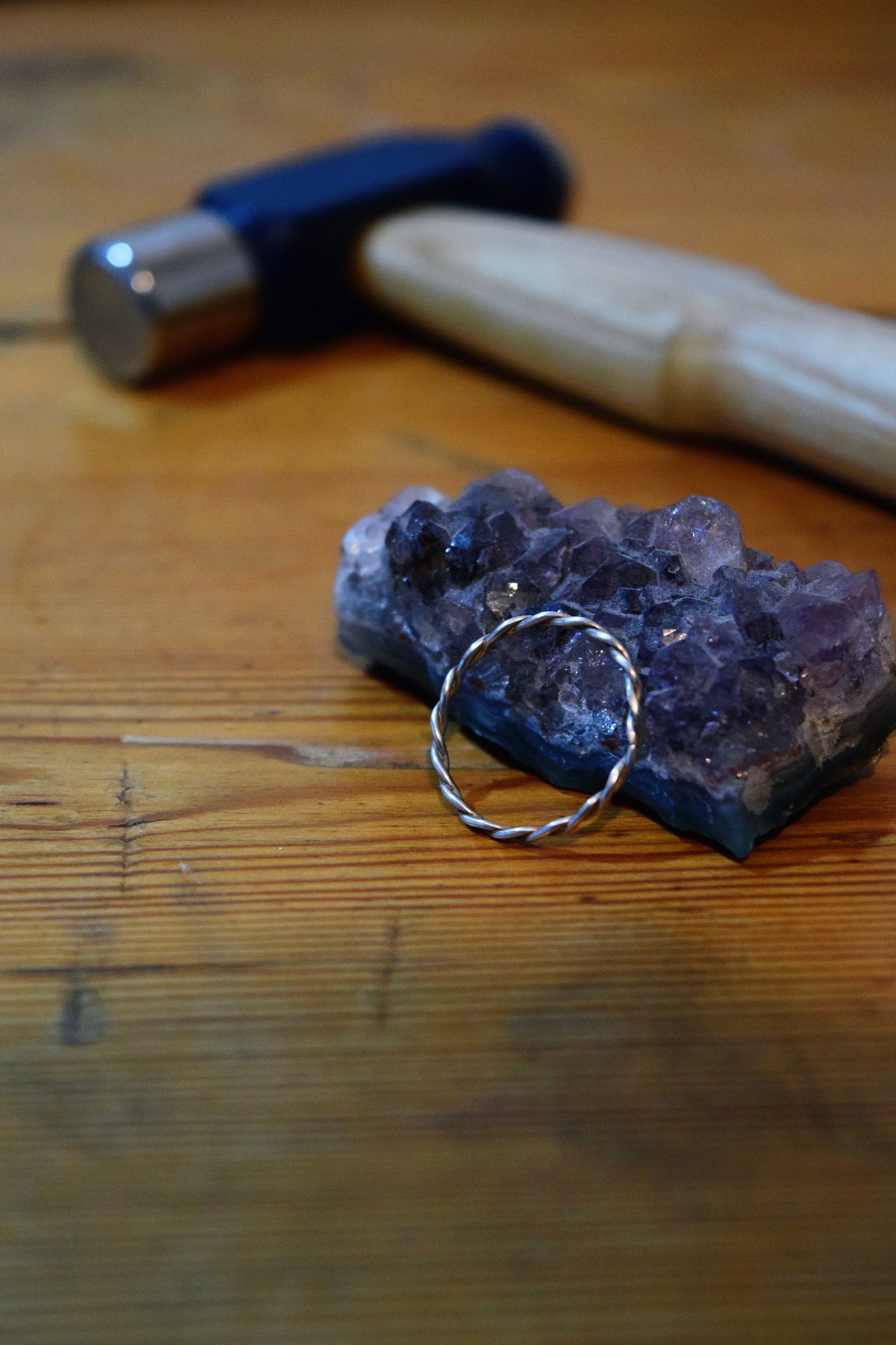 Recycled Silver Twisted Ring - Etsy