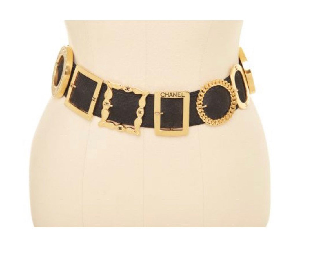 1980s Vintage Multi Buckle Belt - Etsy