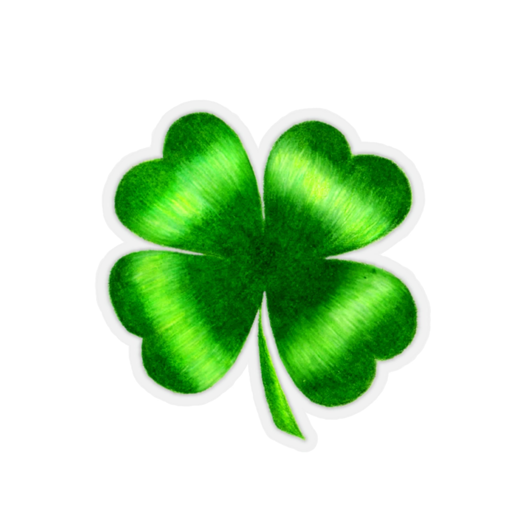 4 Leaf Clover Stickers - Etsy