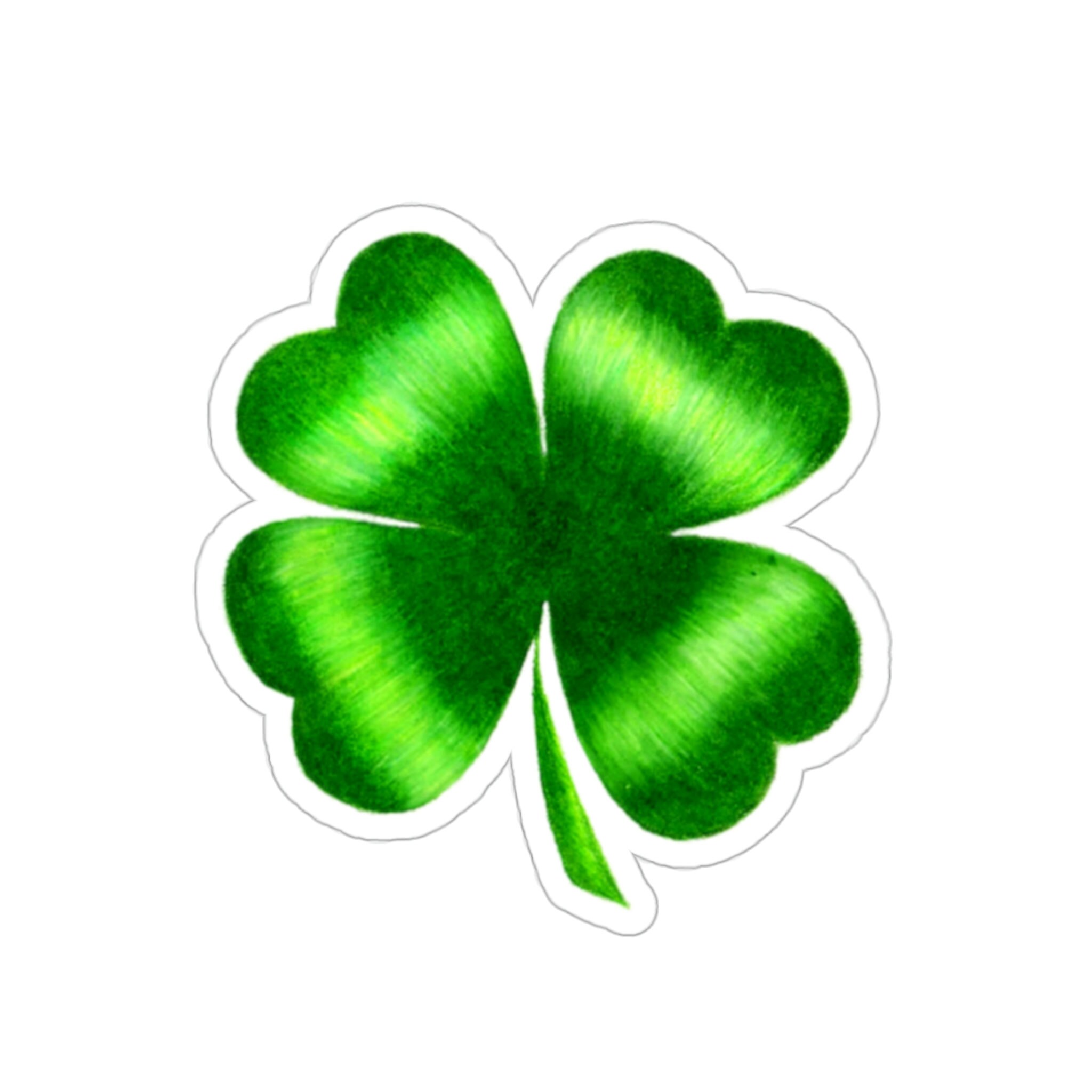 4 Leaf Clover Stickers - Etsy
