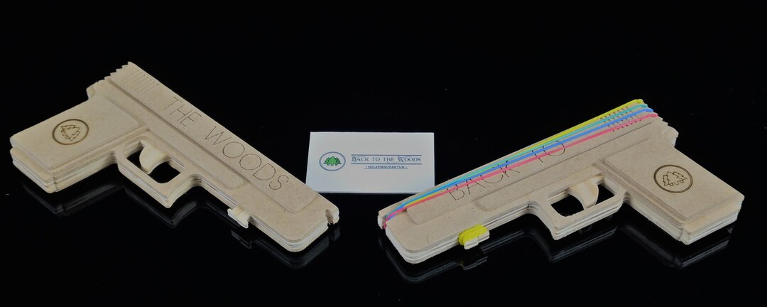 Wooden Gun, Rubber Gun, Rubber Band Gun, Toy, Rubber Band Gun, Rubber ...