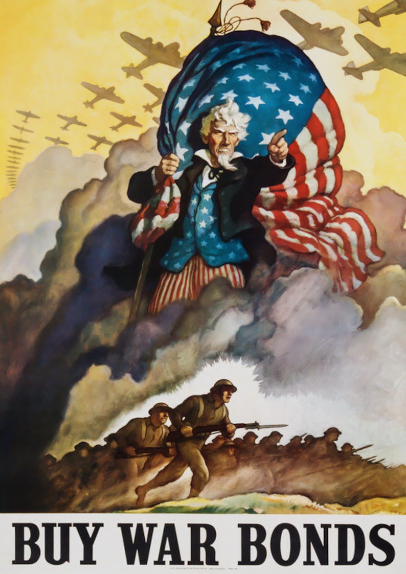 Uncle Sam Printables Wall Art Set of 10 Pcs Uncle Sam Posters Uncle Sam ...