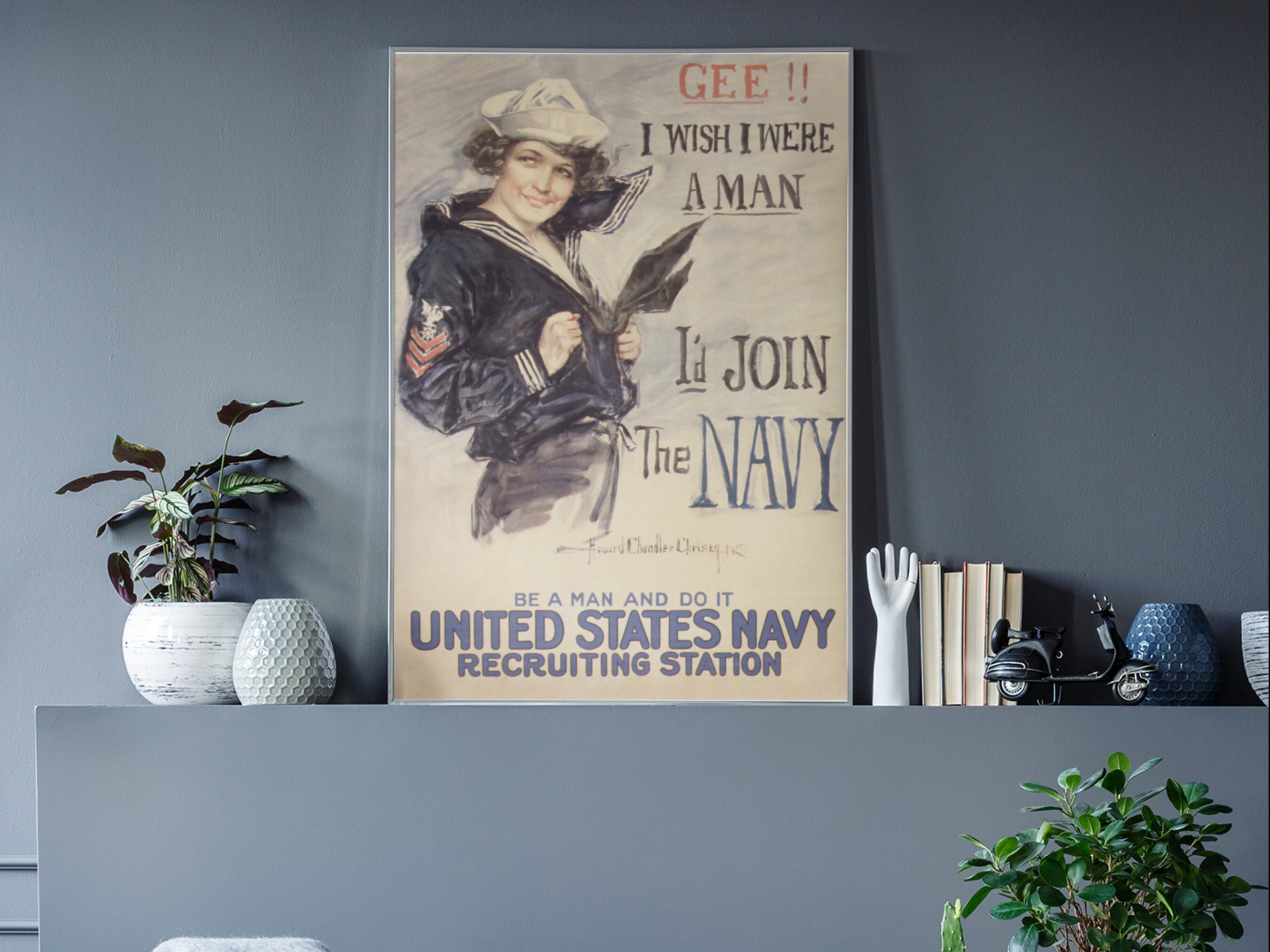 WW1 US Navy Recruiting Propaganda Printable Poster Digital - Etsy