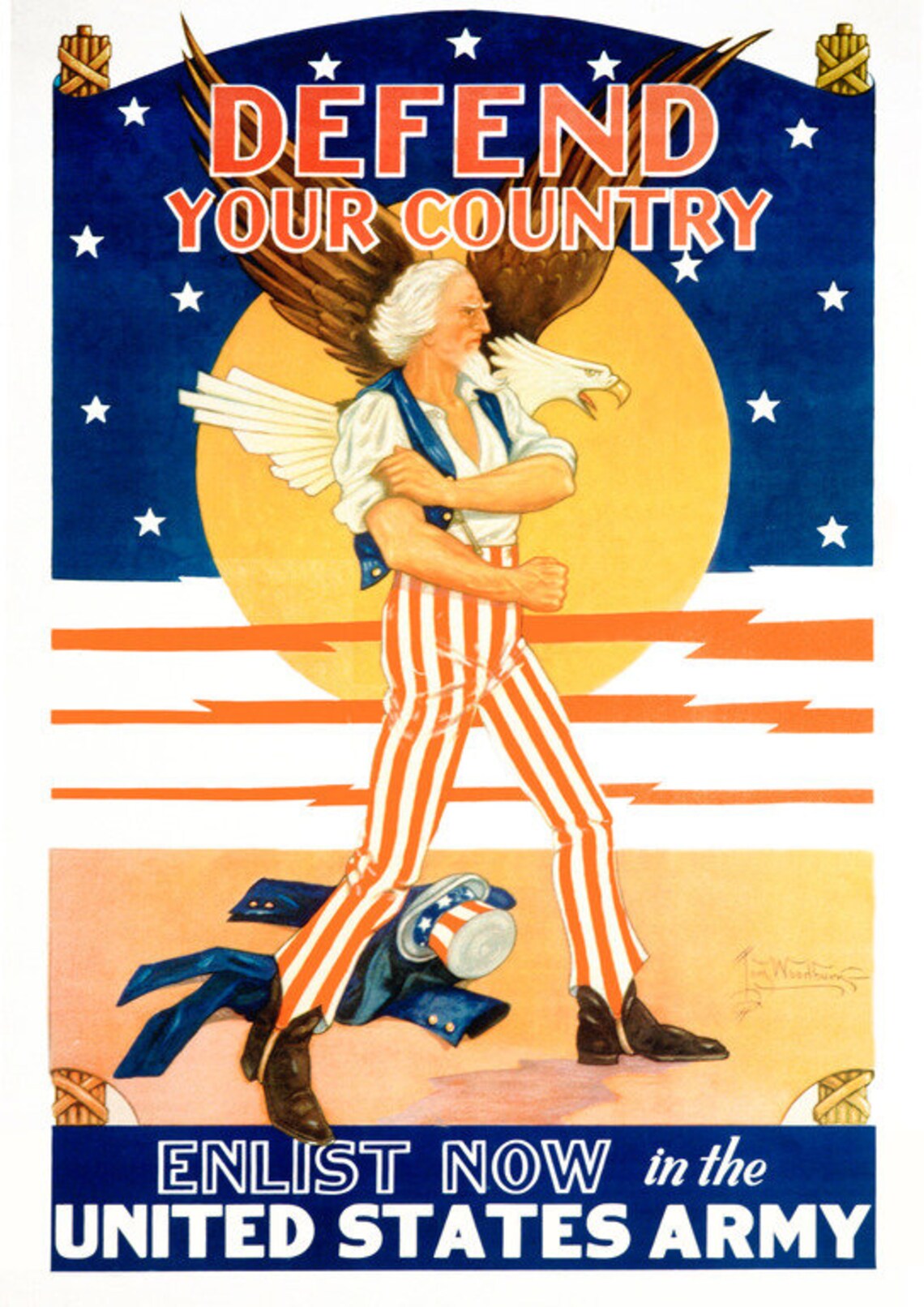 Uncle Sam Printables Wall Art Set of 10 Pcs Uncle Sam Posters Uncle Sam ...