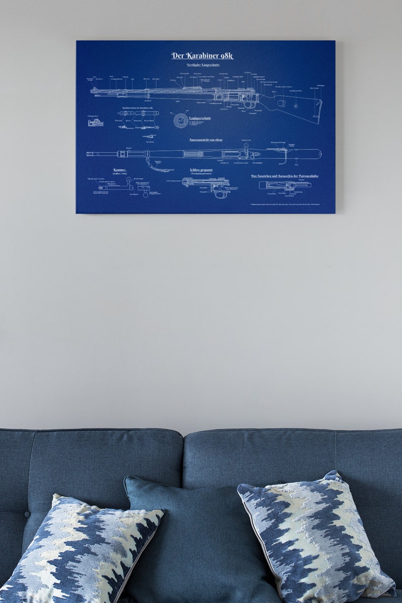 Mauser K98 Patent Print Poster WW2 German Memorabilia - Etsy