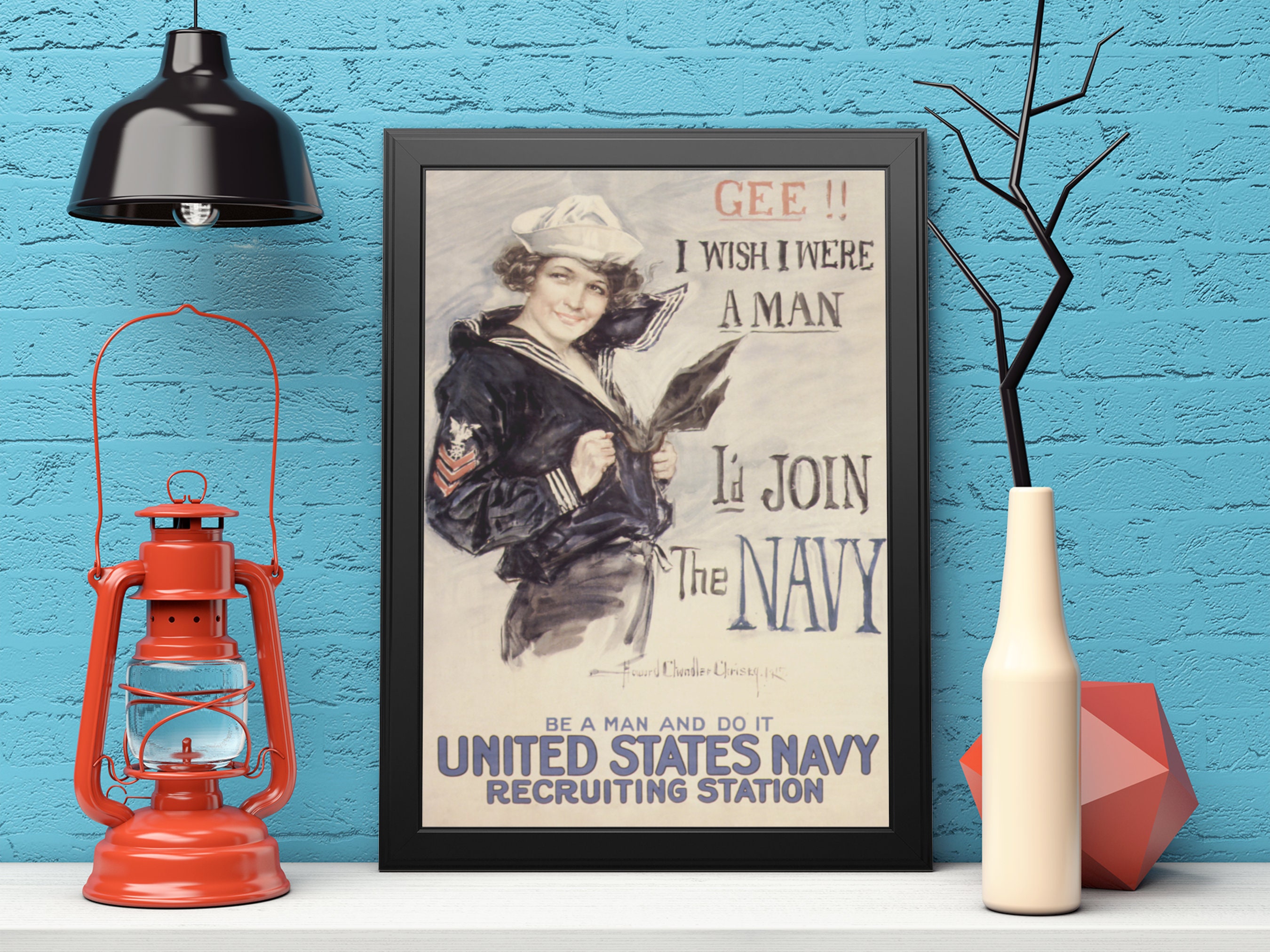WW1 US Navy Recruiting Propaganda Printable Poster Digital - Etsy