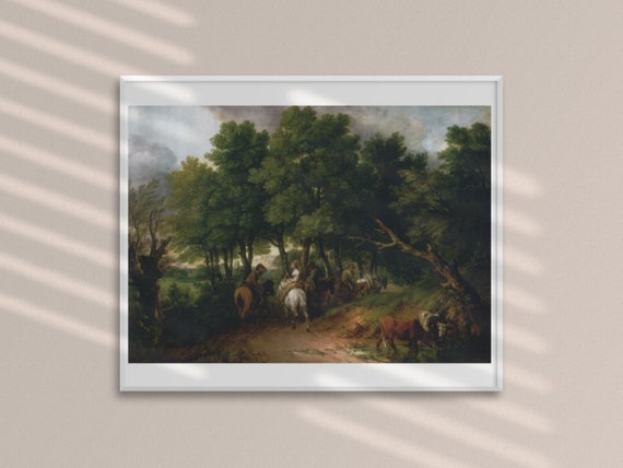 Antique Landscape Oil Painting Printable Wall Art 1700s - Etsy New Zealand