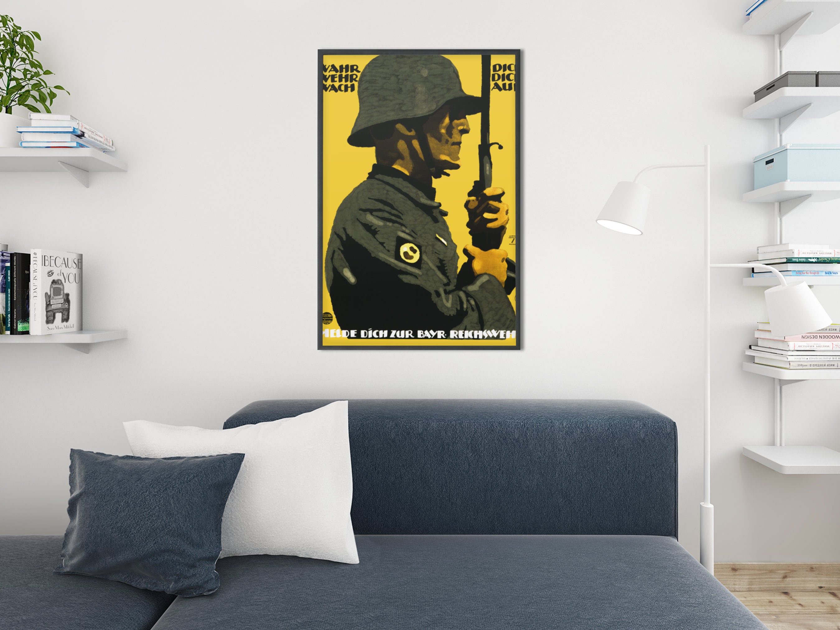 WW1 German Propaganda Printable Poster Imperial German Army Soldier ...