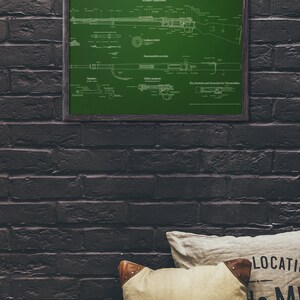 Mauser K98 Patent Print Poster WW2 German Memorabilia Collectibles ...