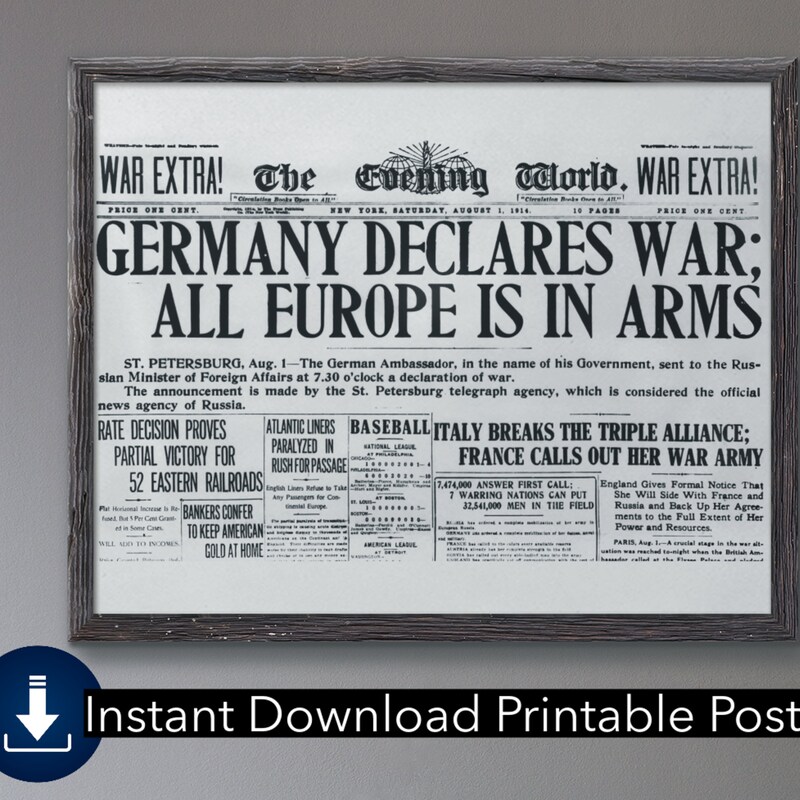Ww1 Poster - Etsy