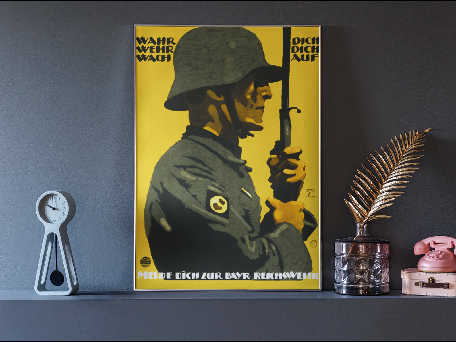 WW1 German Propaganda Printable Poster Imperial German Army Soldier ...