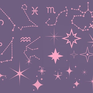 Procreate Brushes, Zodiac Stamps Brush Signs Astrology, Themed ...
