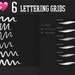 Procreate Lettering Grids, Builder Lettering Grid, Brushes for ...