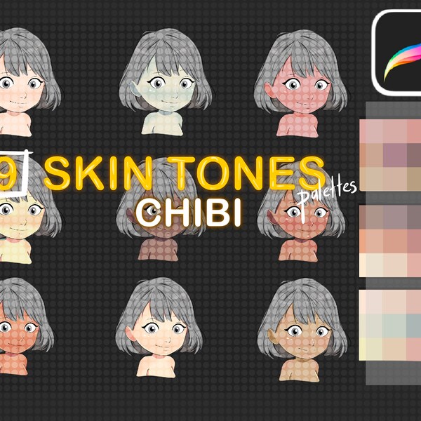 Skin Color Palette - Etsy