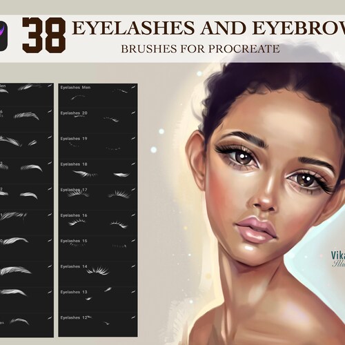 Brows Procreate Brushset Eyebrows Brushes Digital Brushes - Etsy
