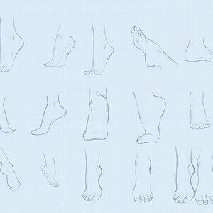Procreate Feet Stamps Brushes: Digital Art Kit (31 Brushes) - Etsy