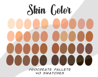 Skin Color Palette - Etsy