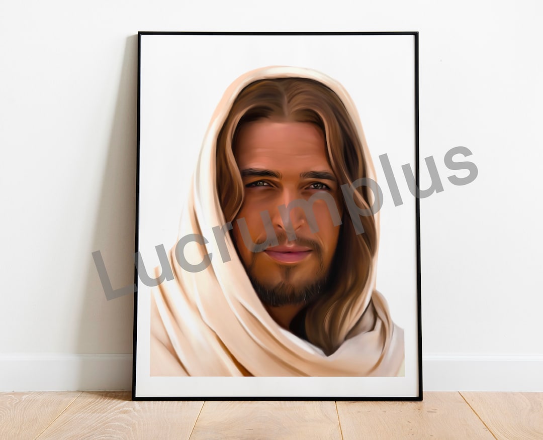 Jesus Christ Portrait: Bible Art Printable (digital Download) - Etsy Canada