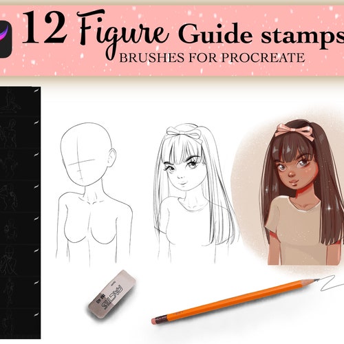 Figure Stamps Procreate Brushes Figures Stamps Brushes - Etsy