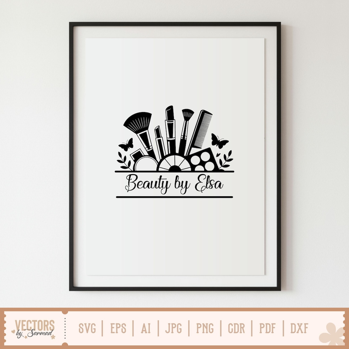 Makeup SVG Bundle, Layered SVG Makeup, Makeup SVG File, Makeup Clipart ...