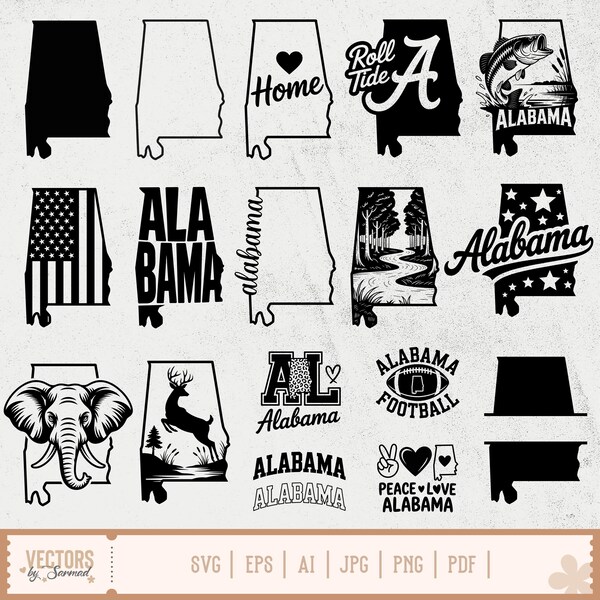 Alabama State - Etsy