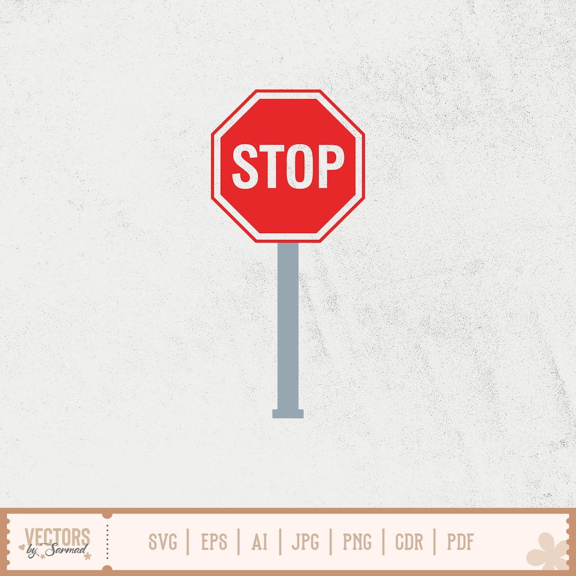 Stop Sign SVG, Stop Sign Clipart, Stop SVG, Stop Warning Sign SVG, Stop ...