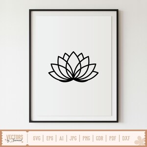 Lotus SVG, Lotus Flower SVG, Lotus Bundle Png, Lotus Clipart, Lotus ...