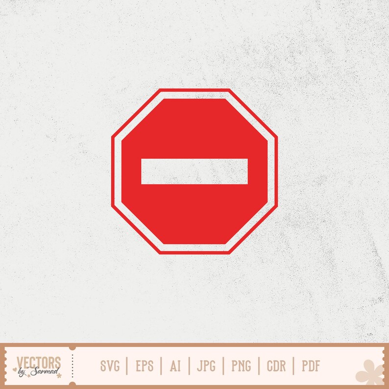 Stop Sign SVG, Stop Sign Clipart, Stop SVG, Stop Warning Sign SVG, Stop ...