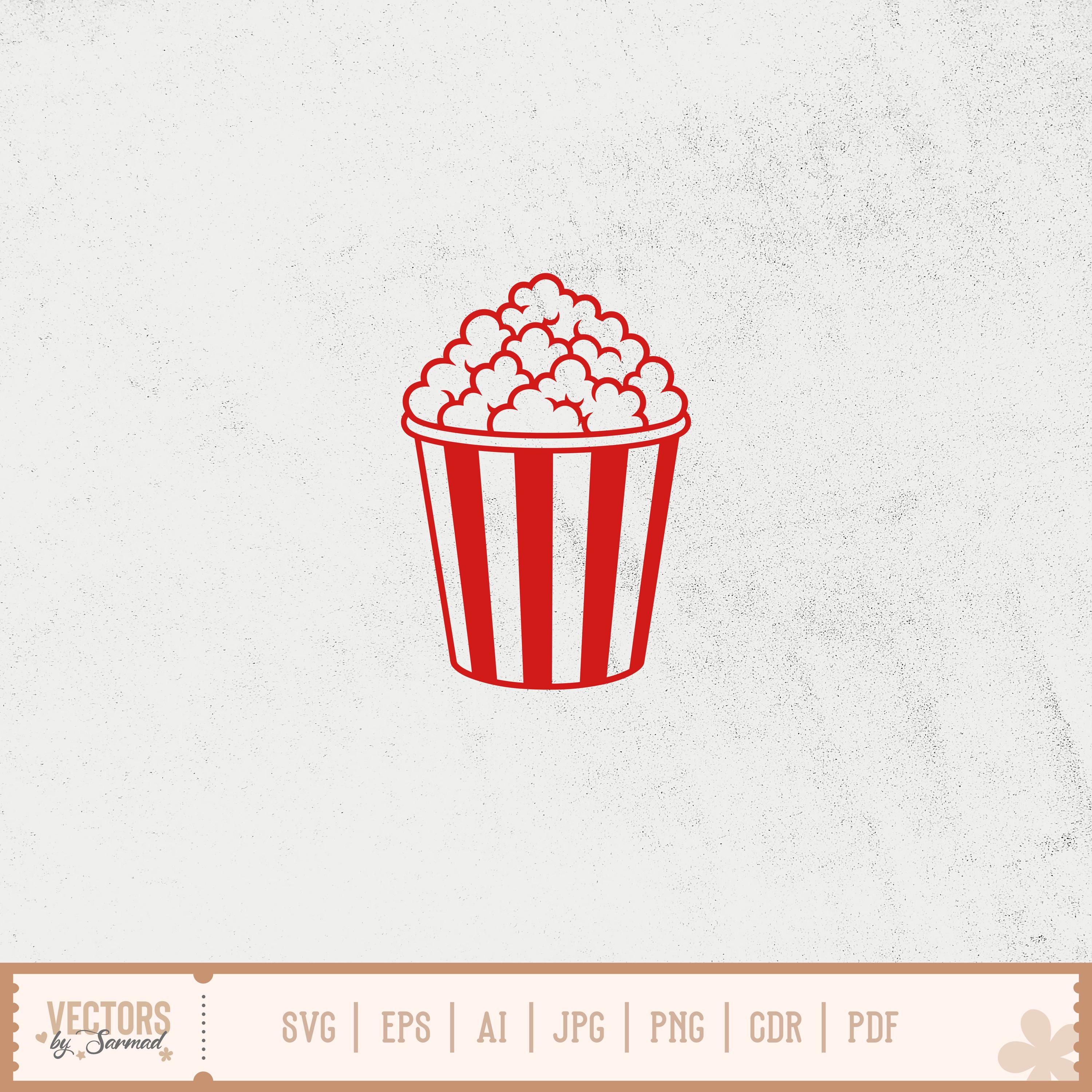 Popcorn SVG Bundle, Pop Corn Box SVG, Popping Popcorn, Popcorn Bucket ...