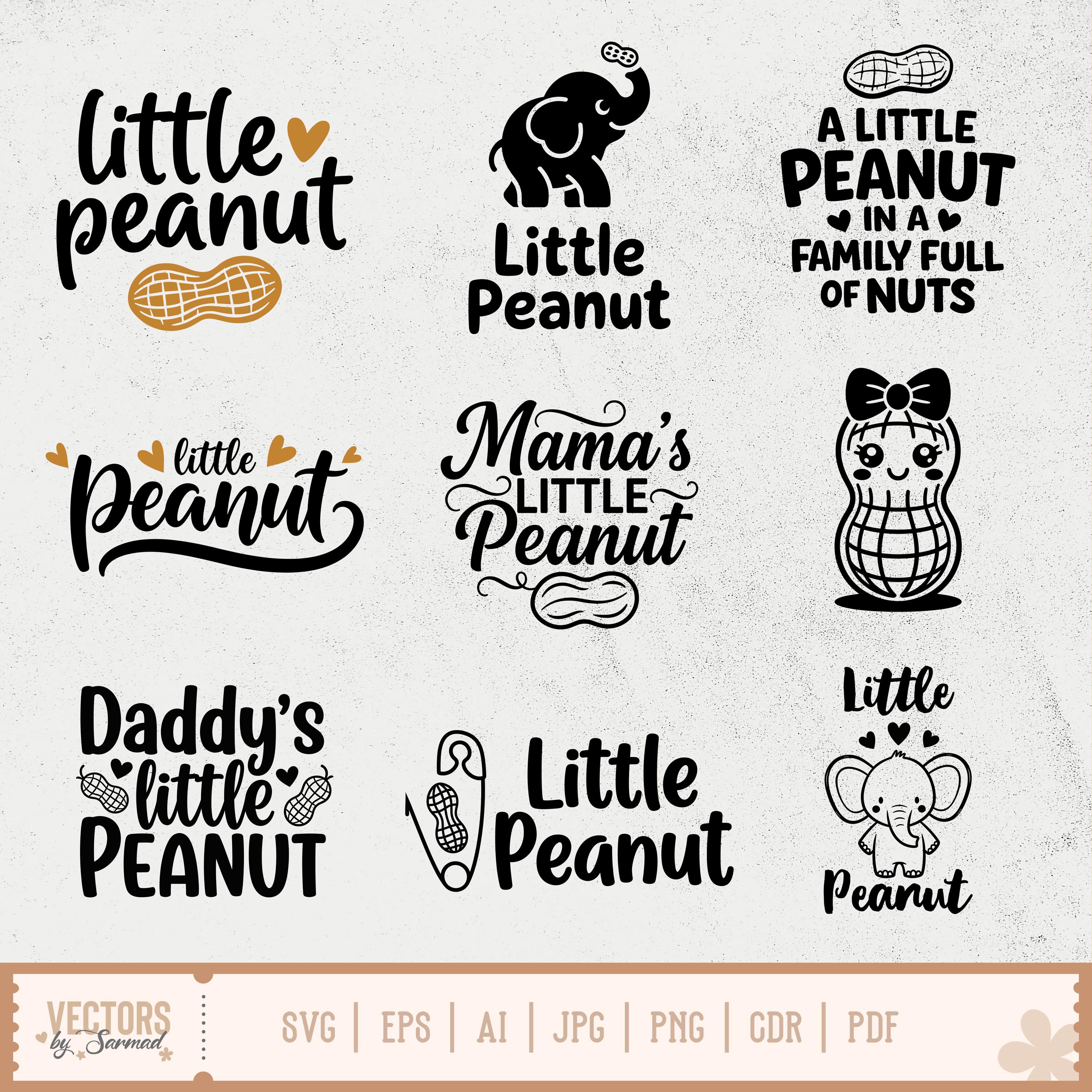 Little Peanut SVG Bundle, Mama's Little Peanut, Little Peanut in a ...