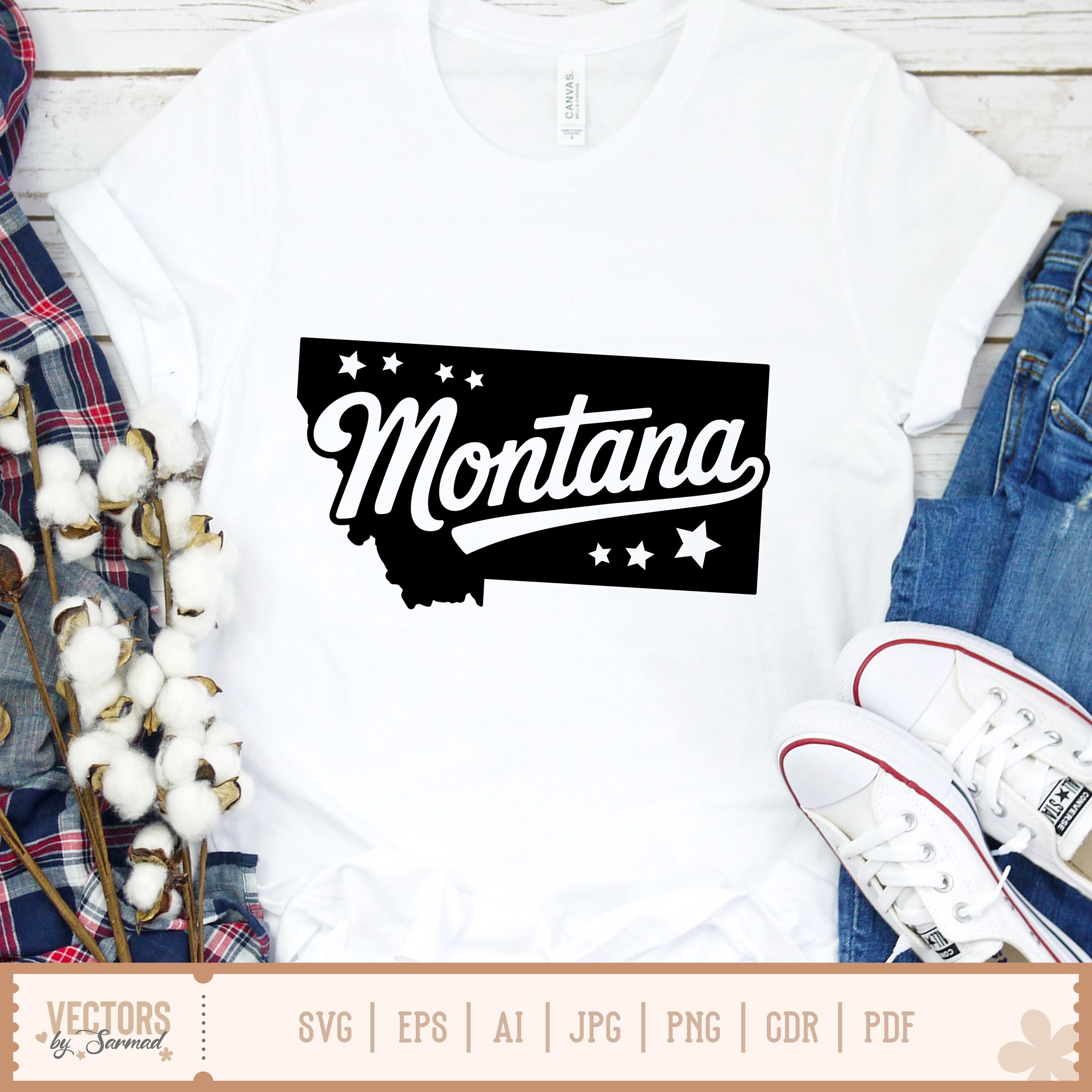Montana Design Bundle SVG PNG, Montana State Svg, Montana Home Svg ...