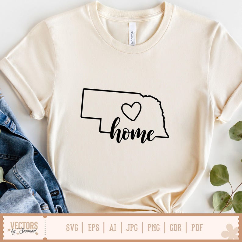 Nebraska SVG PNG Bundle, Nebraska Outline SVG, Nebraska State Svg ...