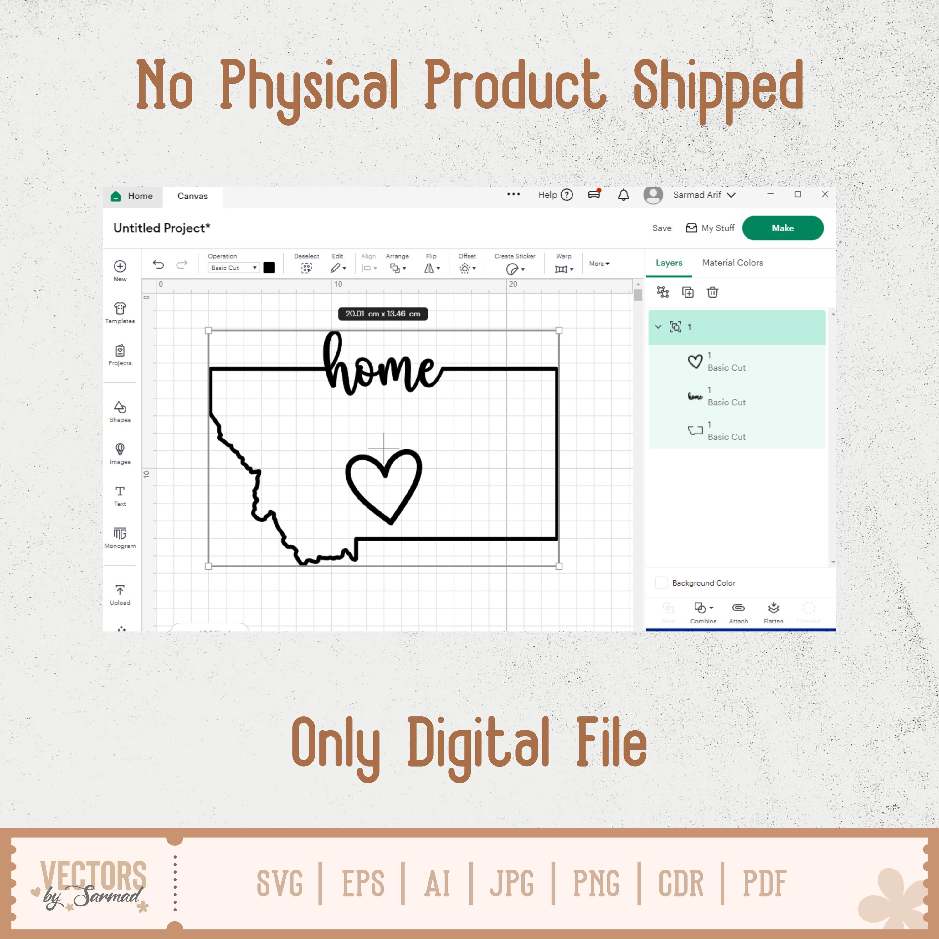 Montana Design Bundle SVG PNG, Montana State Svg, Montana Home Svg ...