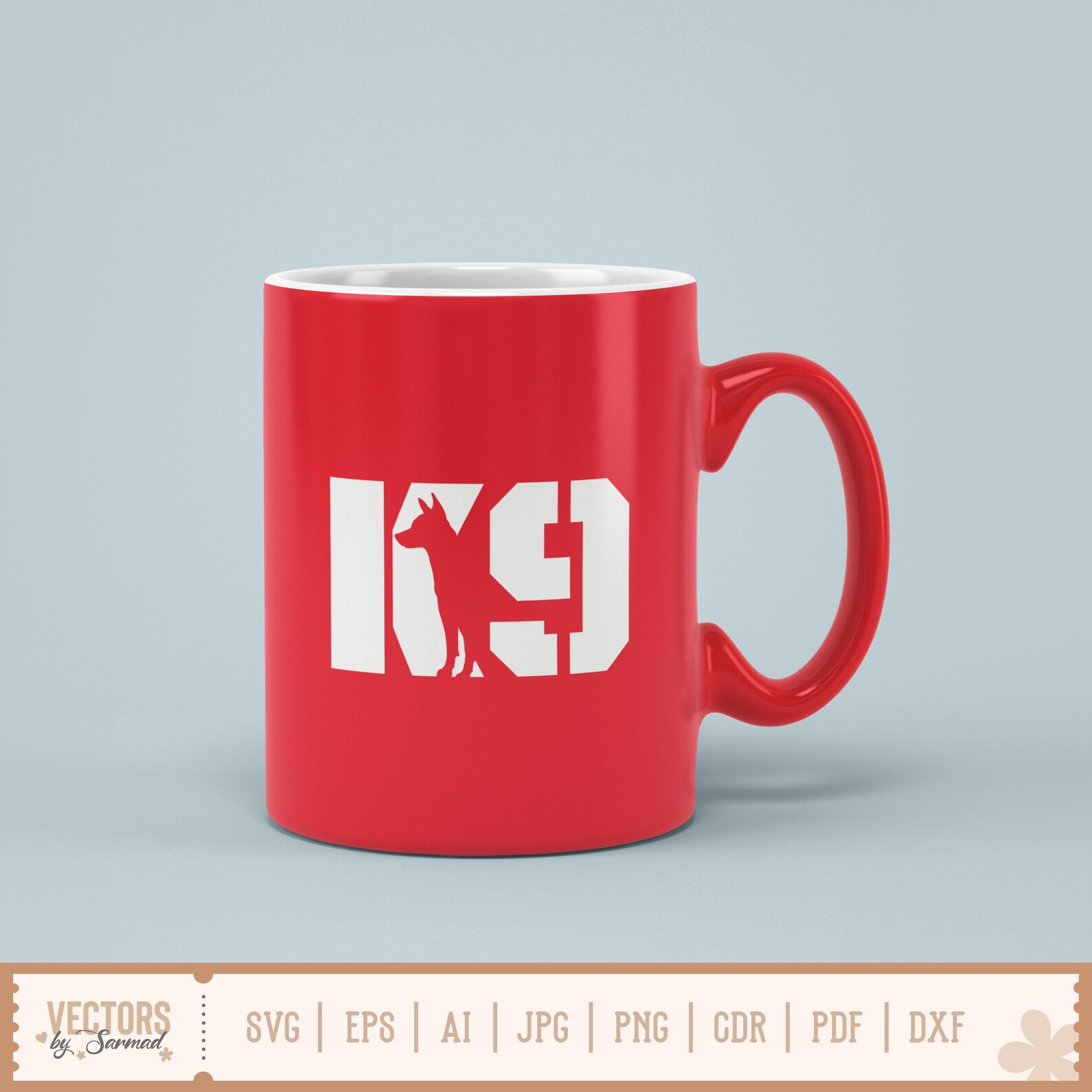 K9 Police Dog SVG, German Shepard Silhouette, K9 Police Dog Silhouette ...