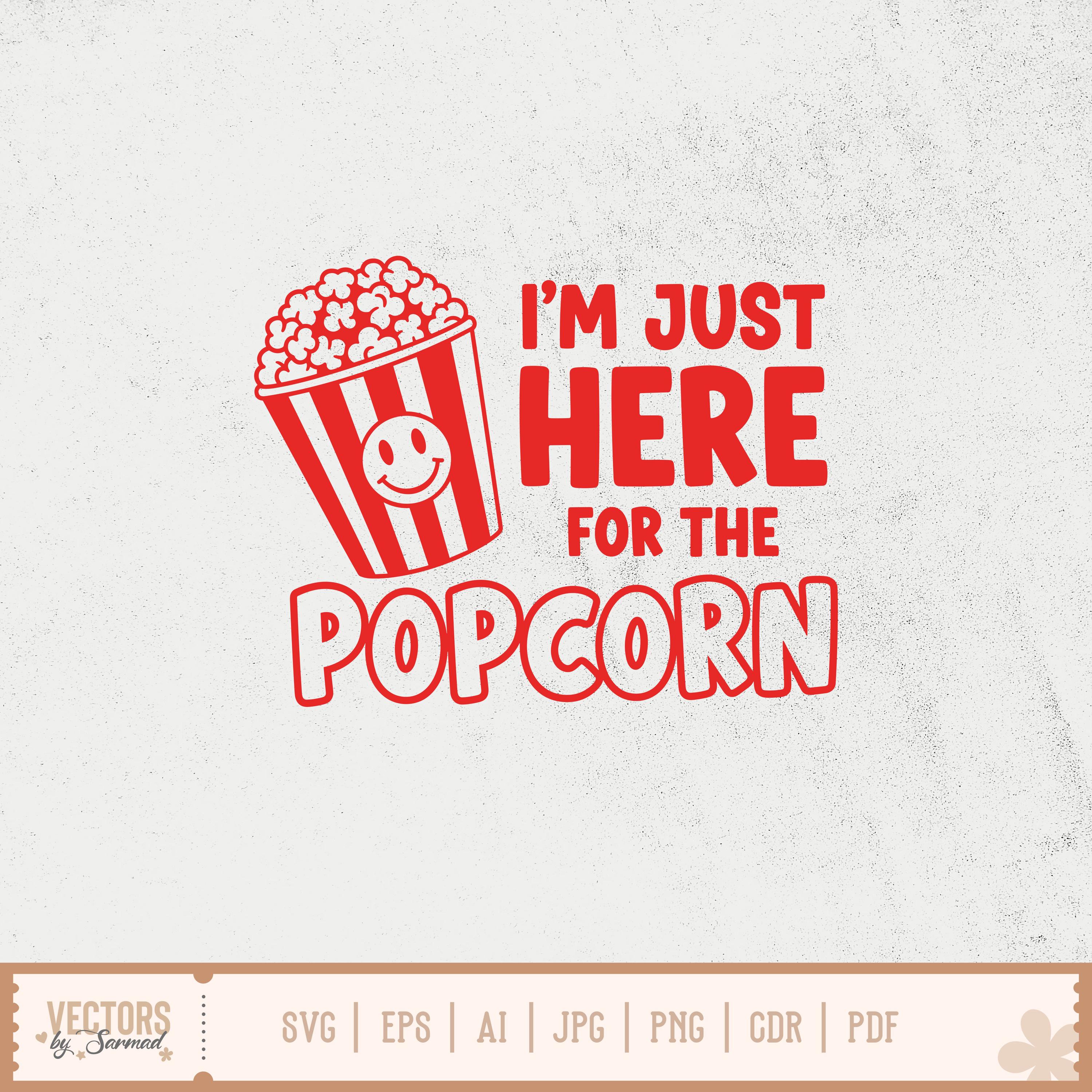 Popcorn SVG Bundle, Pop Corn Box SVG, Popping Popcorn, Popcorn Bucket ...
