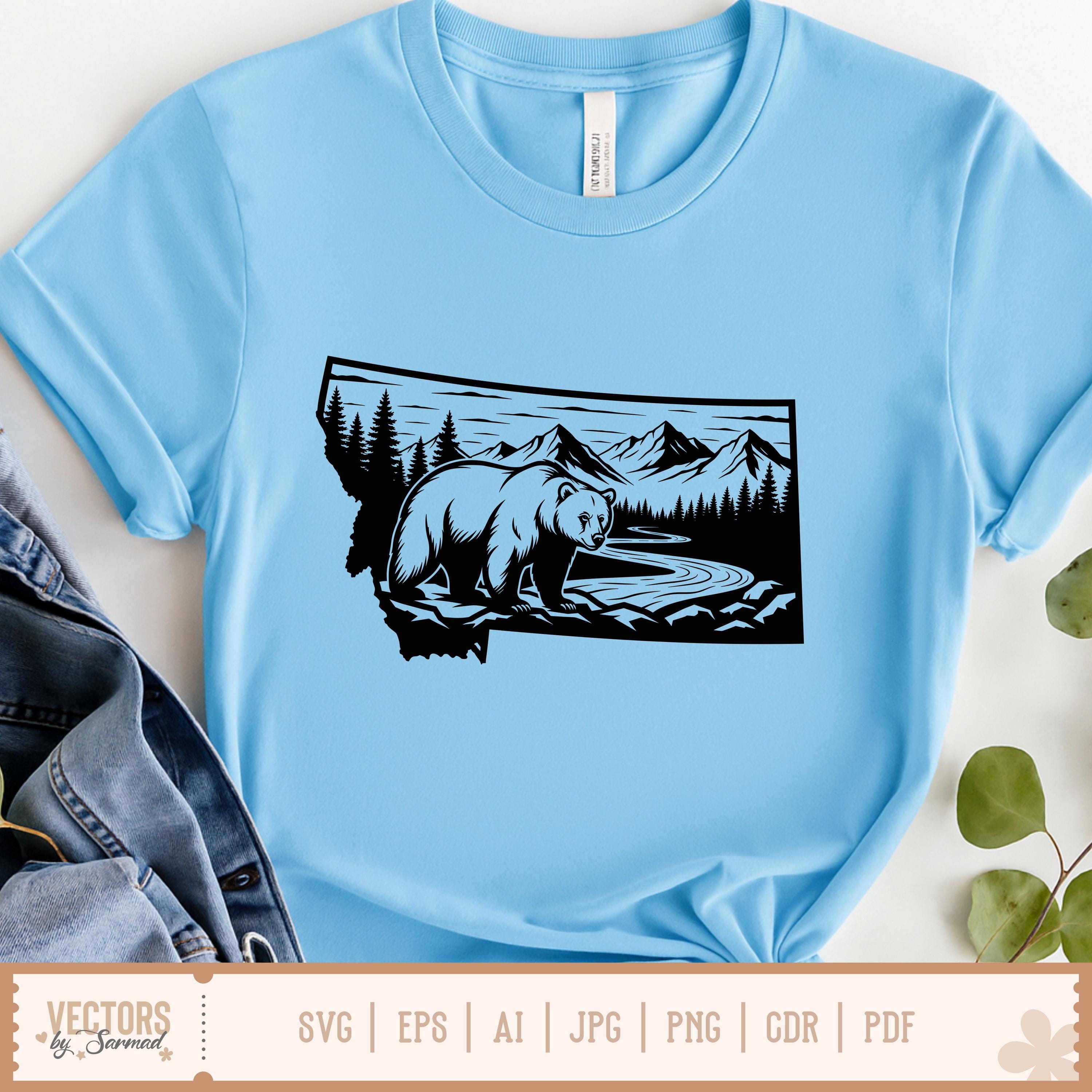 Montana Design Bundle SVG PNG, Montana State Svg, Montana Home Svg ...