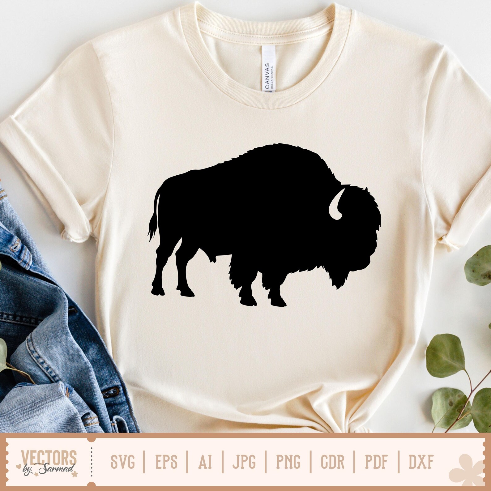 Bison SVG, Bison Cut File for Cricut, American Bison SVG, Bison PNG ...