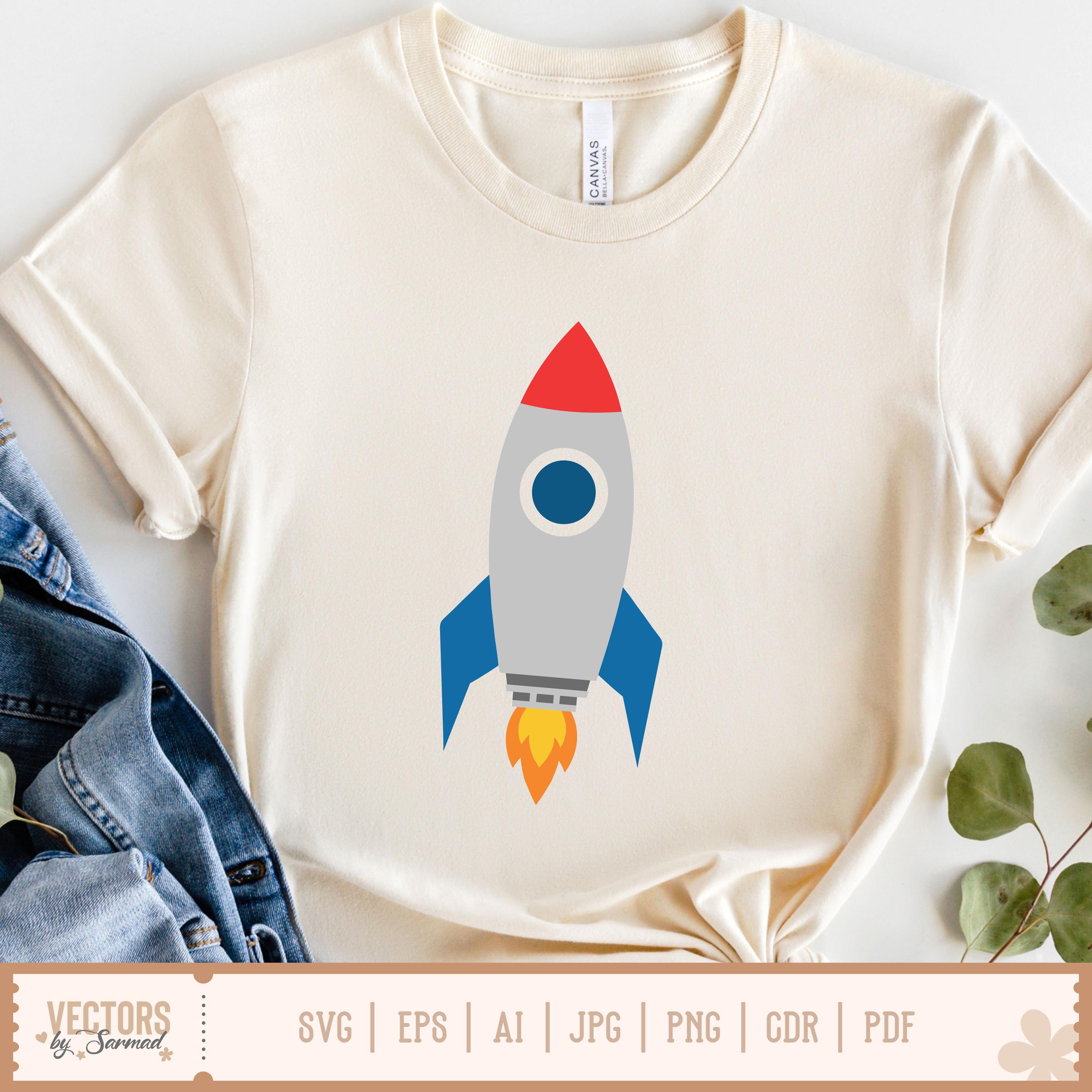 Rocket Ship Svg Bundle, Rocket SVG, Layered Rocket Ship SVG, Rocket ...