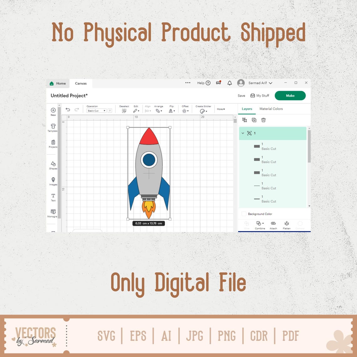 Rocket Ship Svg Bundle, Rocket SVG, Layered Rocket Ship SVG, Rocket ...