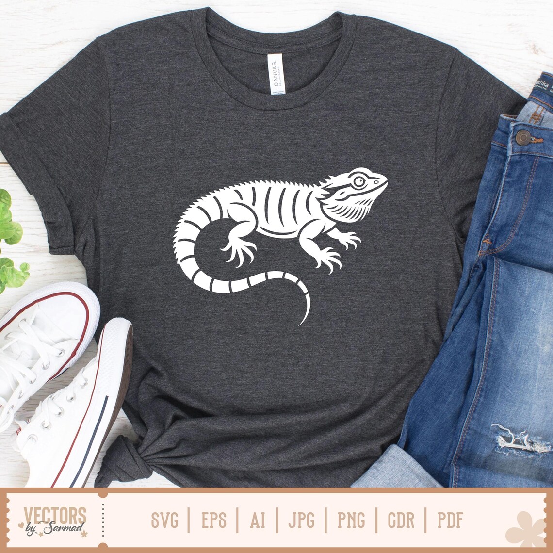 Bearded Dragon SVG, Peeking Bearded Dragon Head, Bearded Dragon ...
