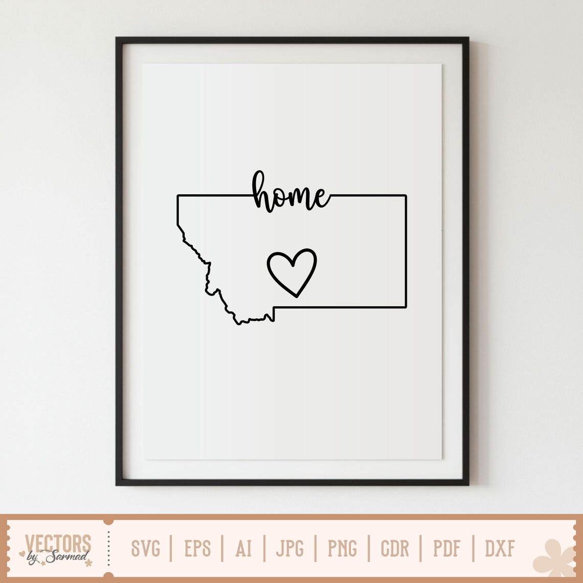 Montana Design Bundle SVG PNG, Montana State Svg, Montana Home Svg ...