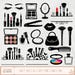 Makeup SVG Bundle, Layered SVG Makeup, Makeup SVG File, Makeup Clipart ...