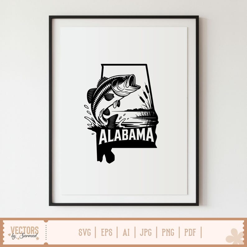Alabama Svg Bundle, Alabama Outline SVG, Alabama Silhouette, Alabama ...