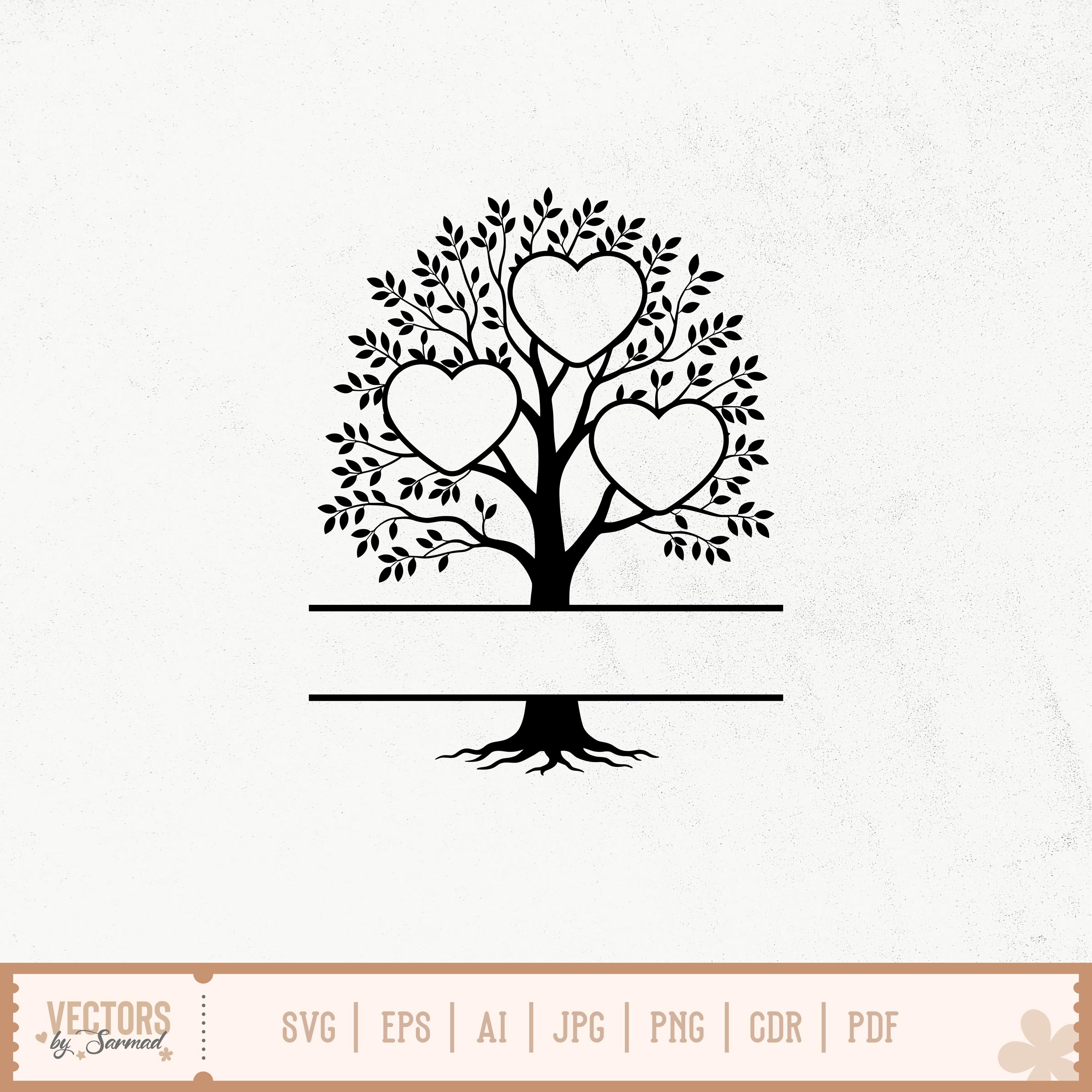 Family Tree SVG Bundle 2-16 Members, Family Reunion SVG, Family Tree ...