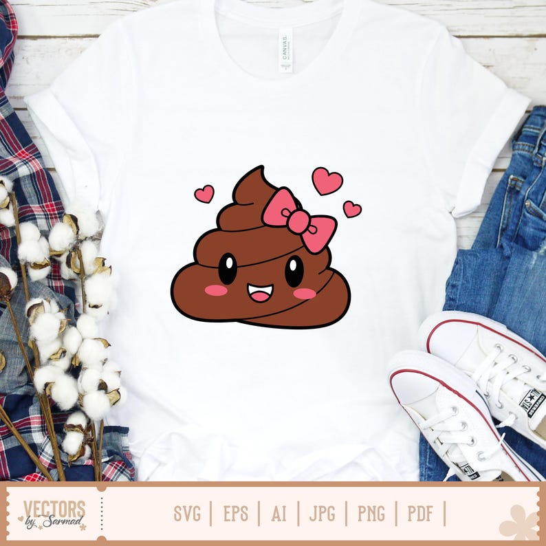 Poop SVG Bundle, Cute Poop SVG, Poop Emoji Svg, Poop Face Svg, Poop ...