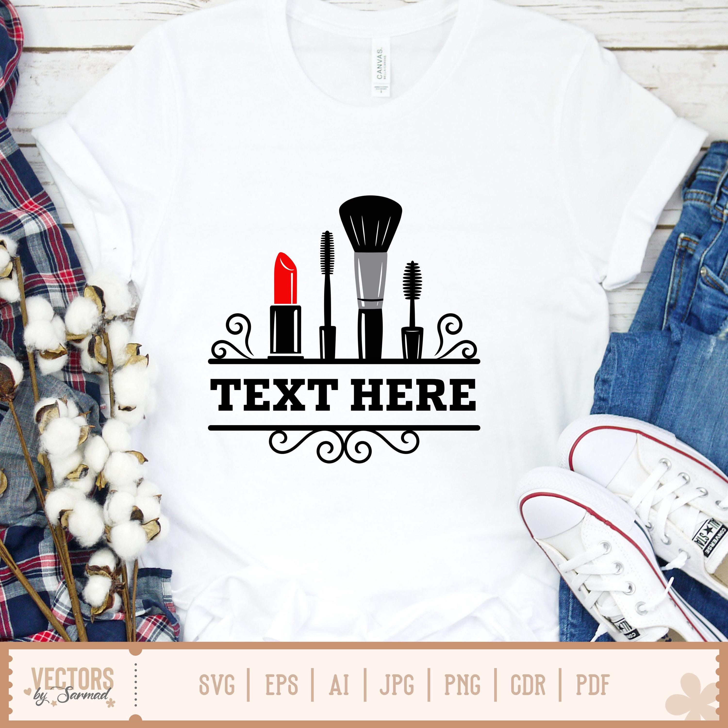 Makeup SVG Bundle, Layered SVG Makeup, Makeup SVG File, Makeup Clipart ...