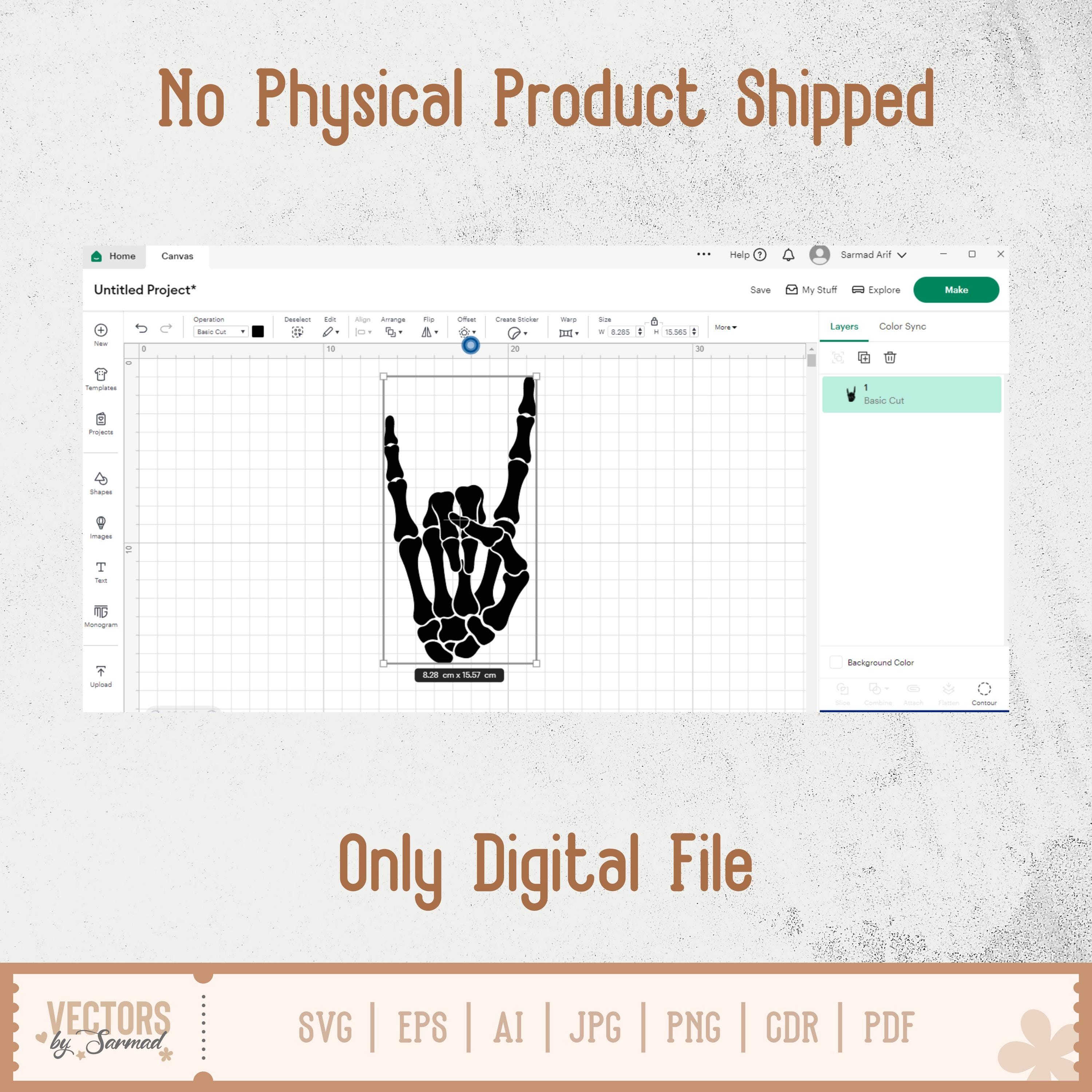 Skeleton Rock Svg, Skeleton Hands Svg, Skeleton Rock on Hands Svg ...