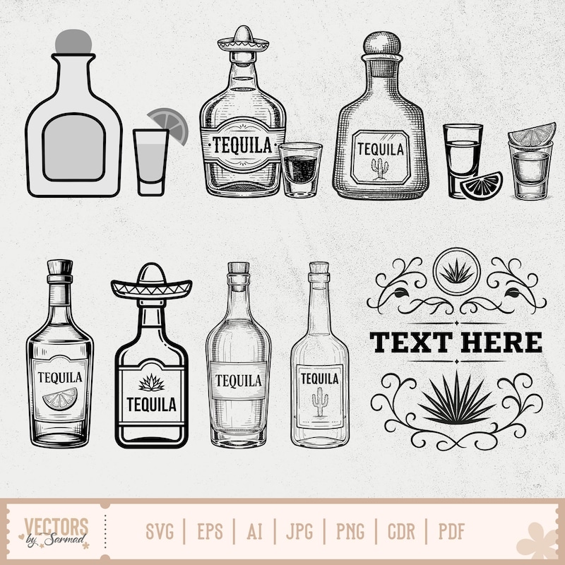 Transparent Tequila Svg - Etsy