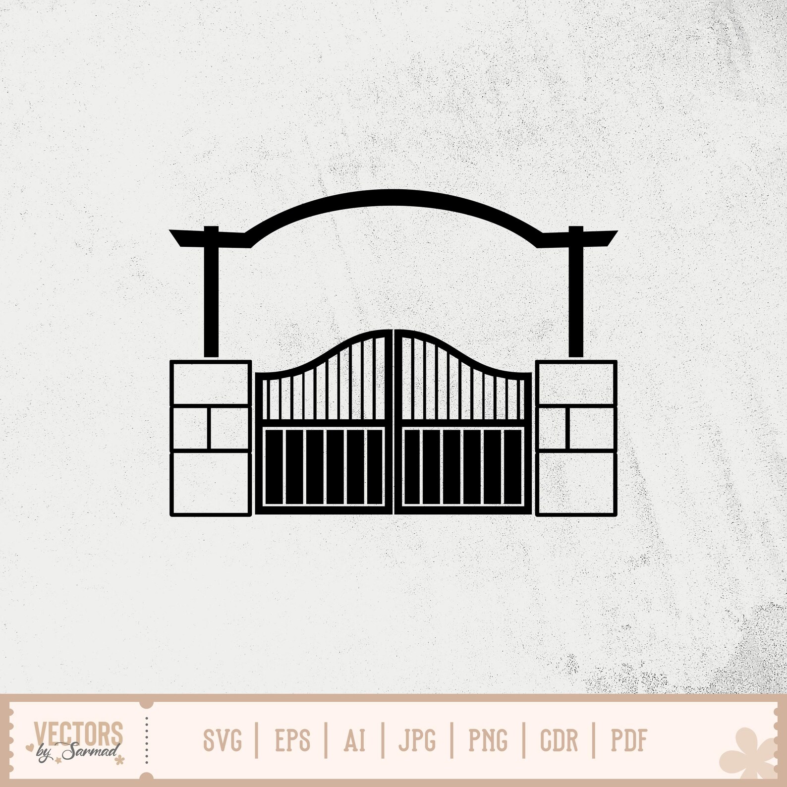 Ranch Gate SVG. Farm Fence SVG, Ranch Gate Silhouette, Gate Bundle PNG ...