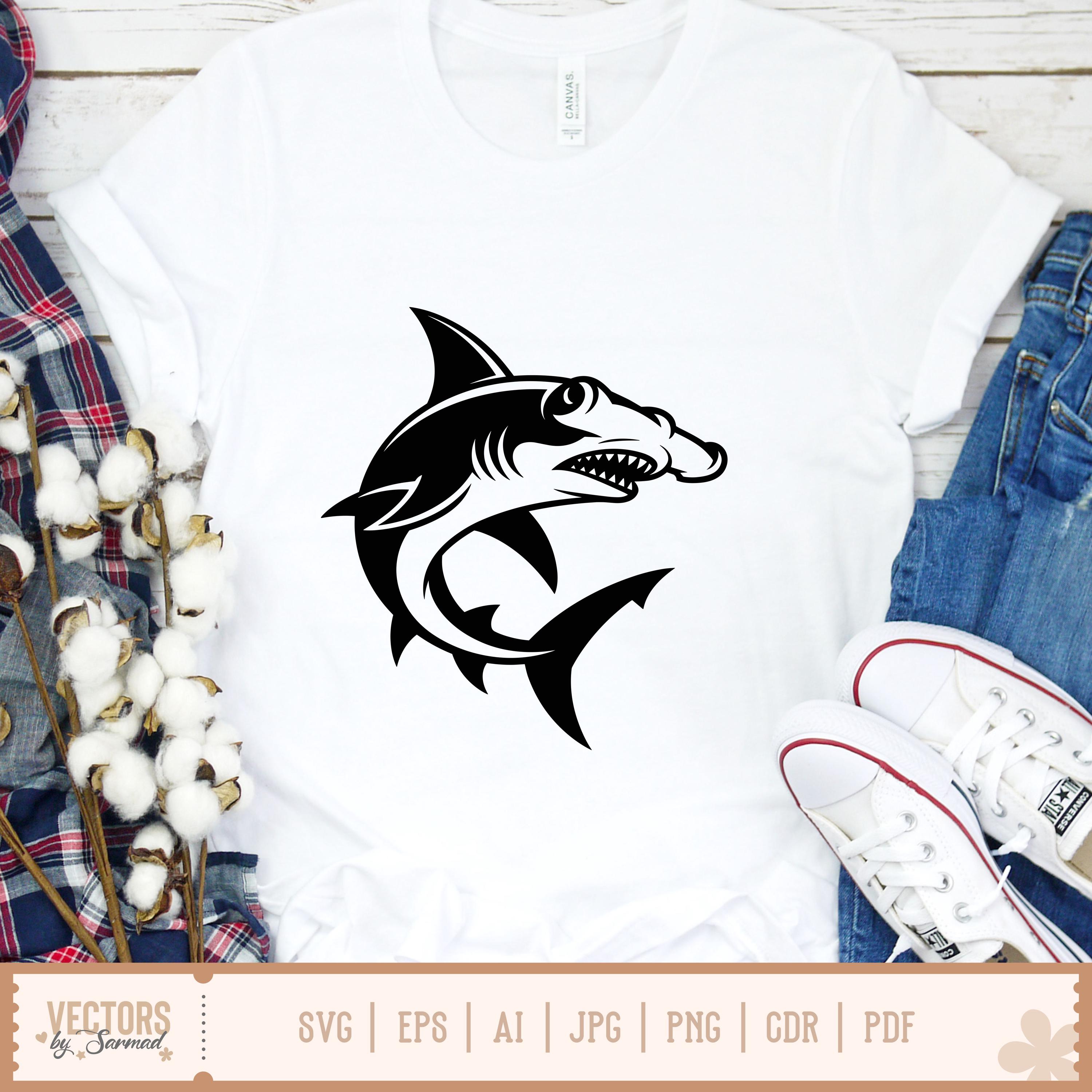Hammerhead Shark SVG Bundle, Hammerhead Shark Vector Art, Hammerhead ...